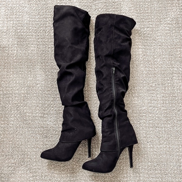 Nina | Shoes | Nina New York Kymari Knee High Boots Stiletto Heals ...